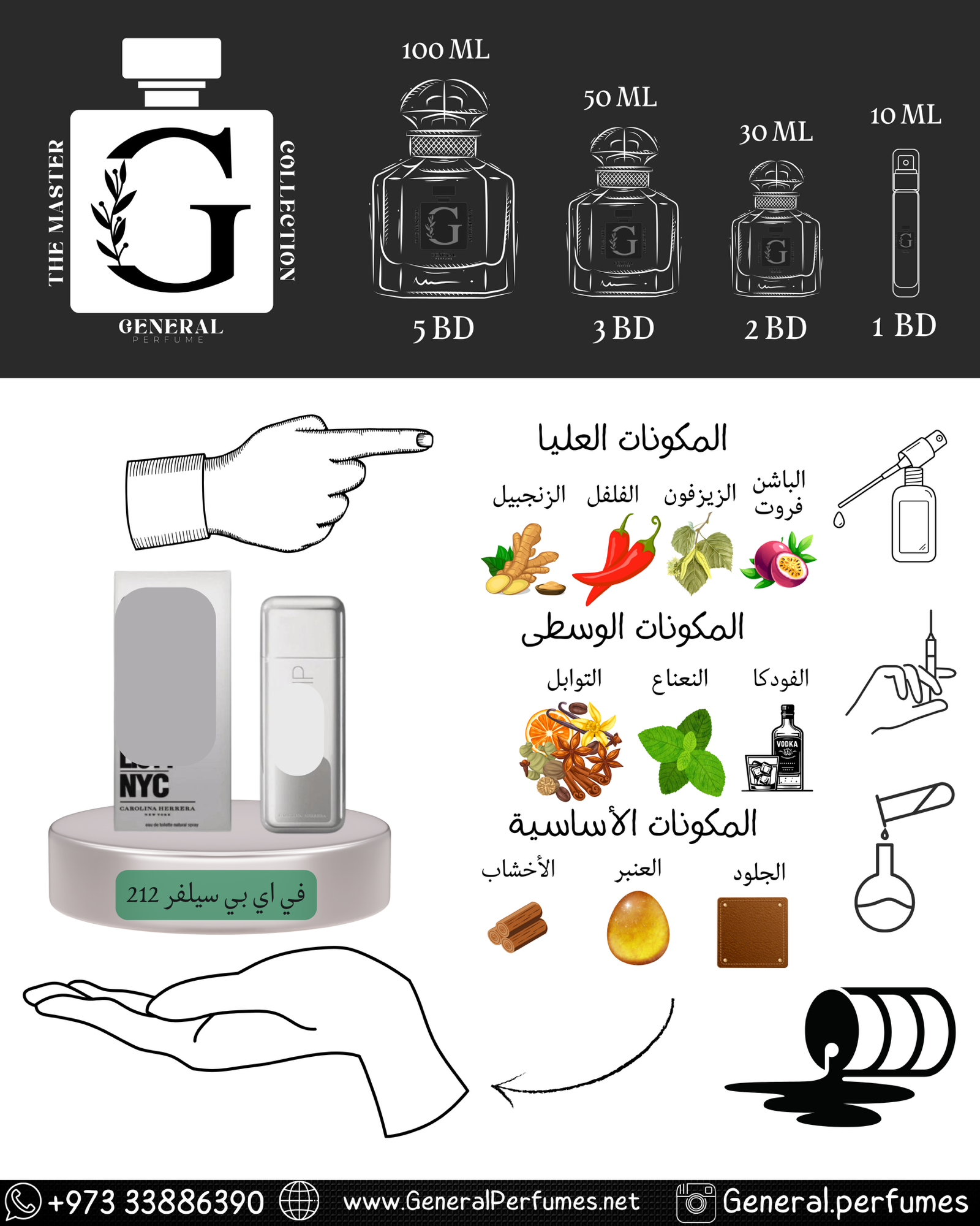 212 vip silver - General Perfumes